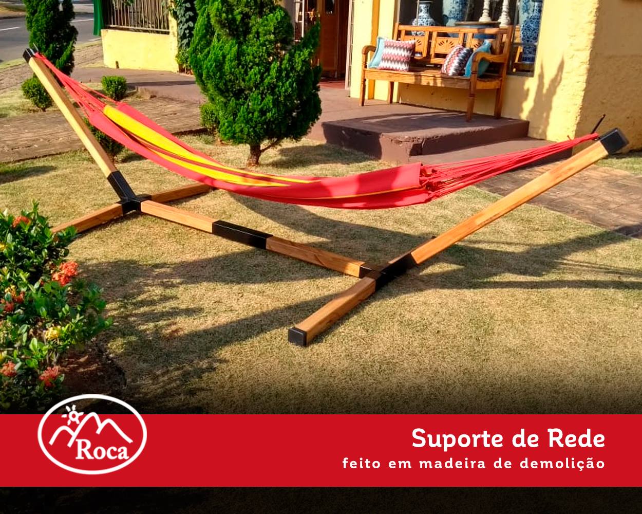 Roca móveis e decoração: Suporte de Rede em Madeira de Demolição ...