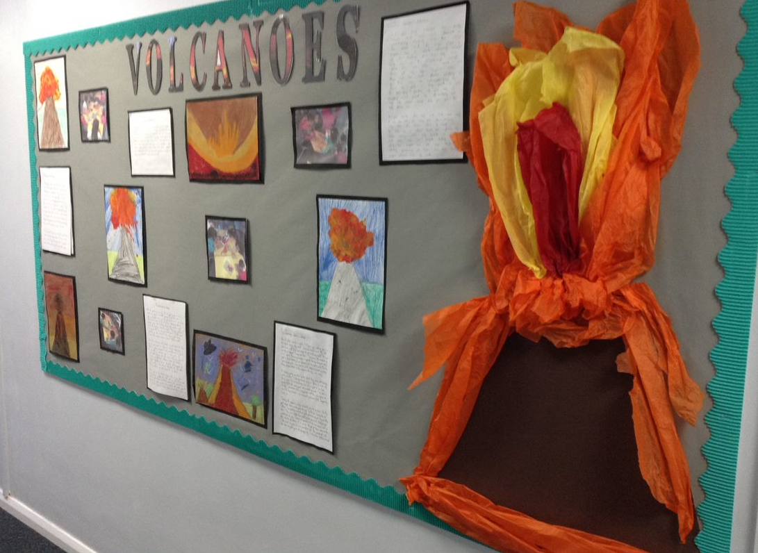 Year 4 Iveson Blog: Our Volcano Display