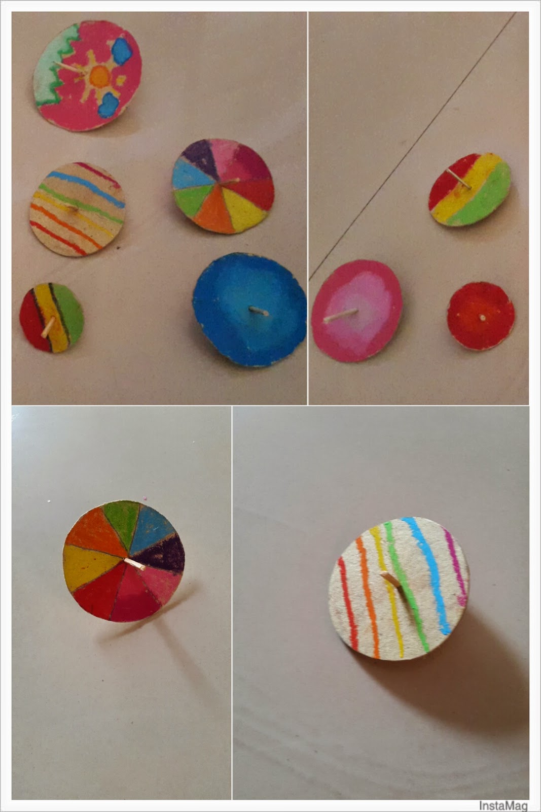 Membuat Gasing Sendiri: Alinga’s Creativity - Mom of Trio's World