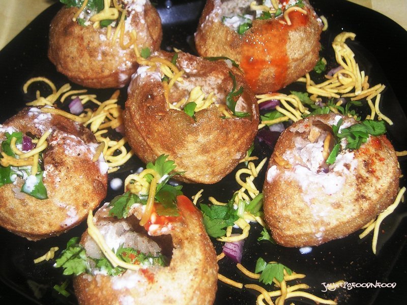 Jayati's Food Journey - Enjoy!!!: Dahi Fuchka - Indian Street Food