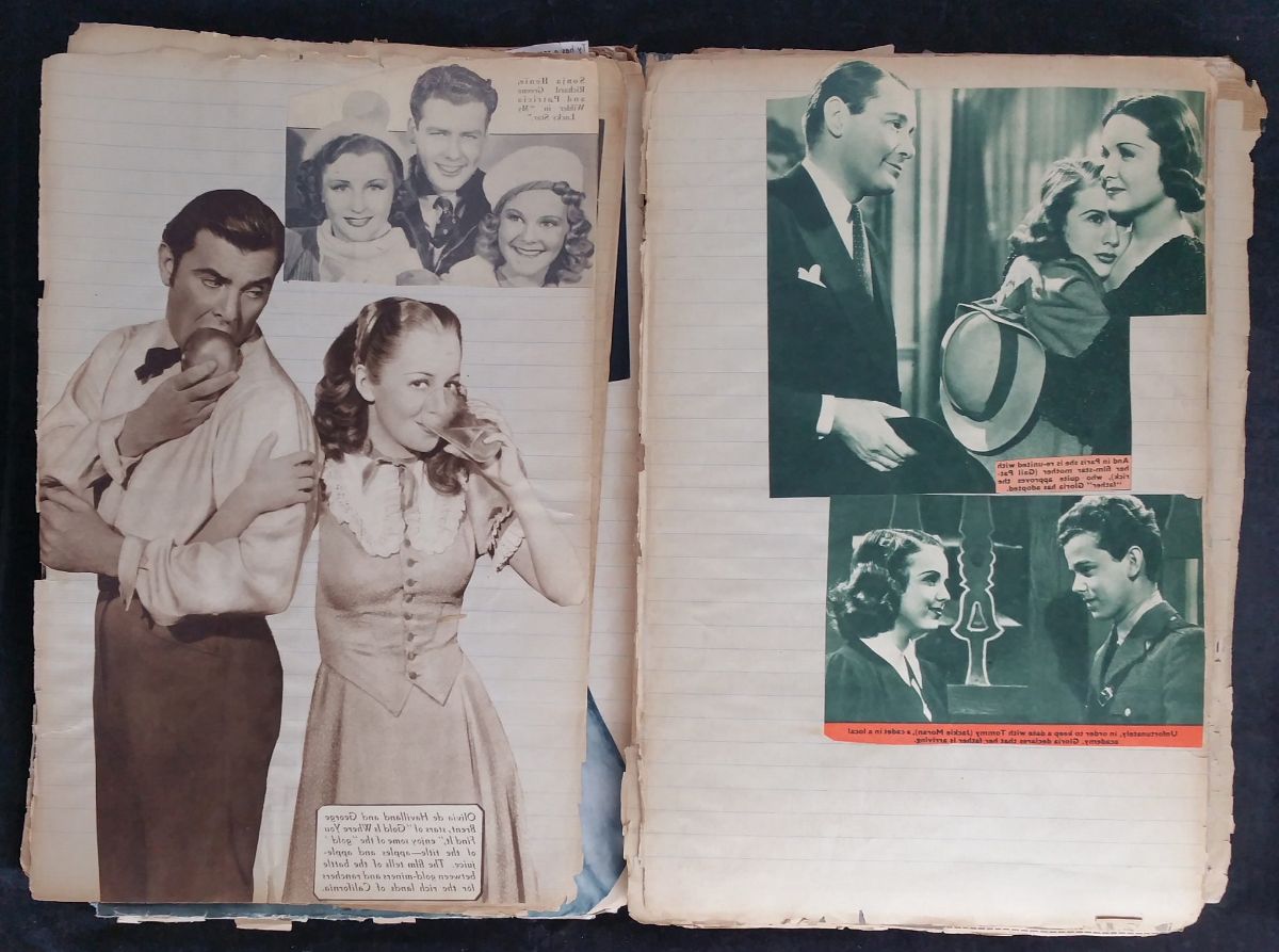 A Wonderful Hollywood Movie Star Scrapbook From the 1930s and 1940s ...