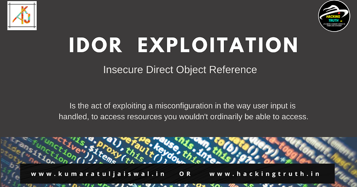 IDOR exploitation misconfiguration | Hacking Truth