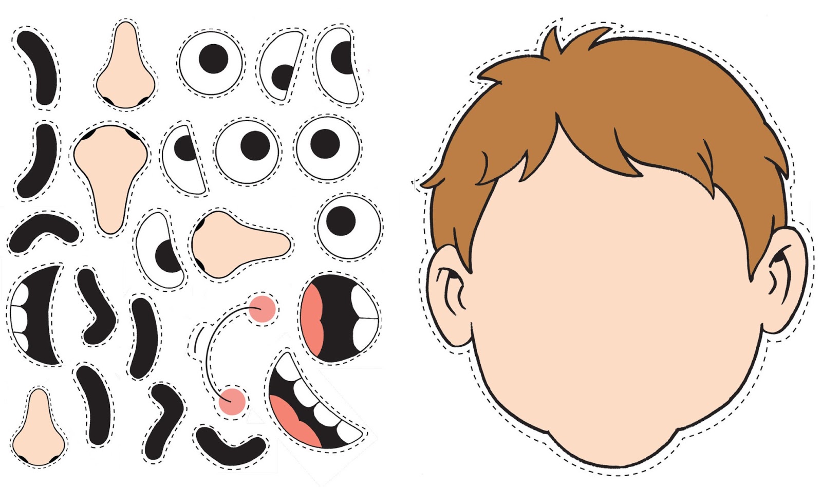 RECURSOS EDUCACIÓN INFANTIL: Las partes de la cara