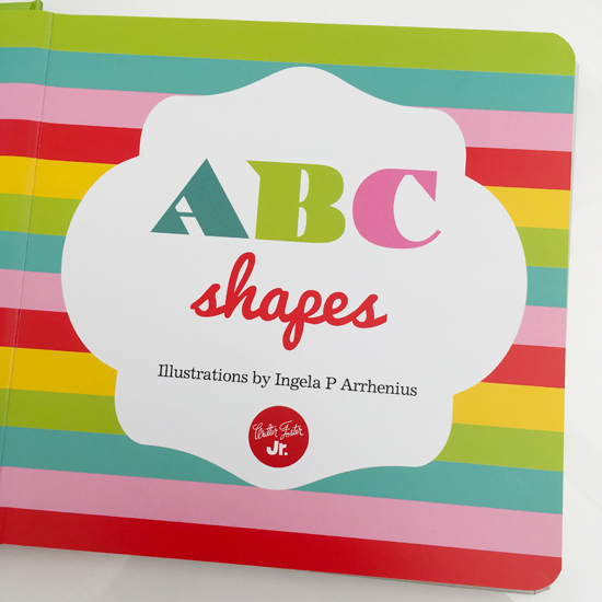 print & pattern: BOOK - shapes by ingela p arrhenius
