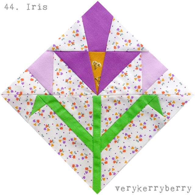 verykerryberry: Farmer's Wife QAL Blocks 43 and 44: Hope and Iris