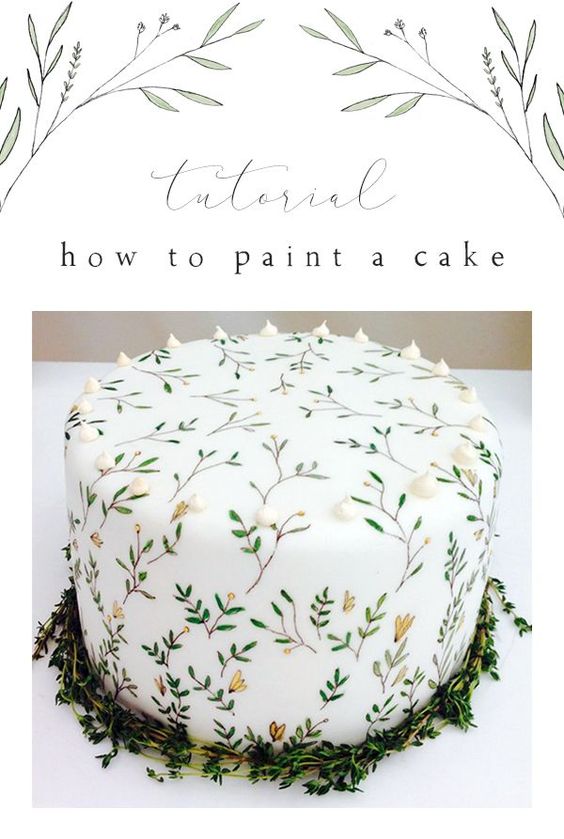 Masterclass - How to paint a cake - HEALTHY FOR RECIPE