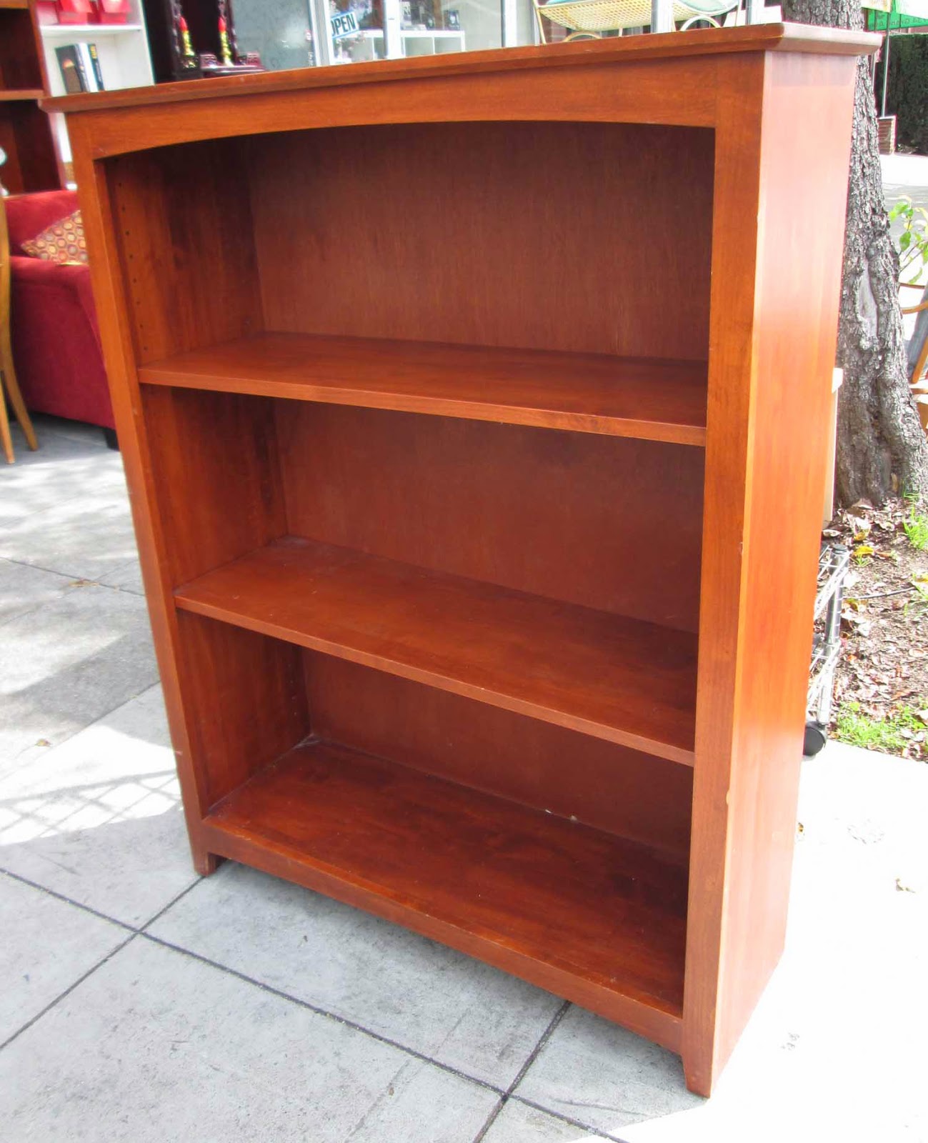 UHURU FURNITURE & COLLECTIBLES: SOLD Elegant Wood Bookcase - $85