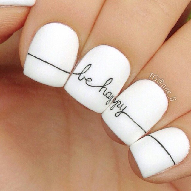 30+ Beautiful white Fall Nails Art Design for Career Women