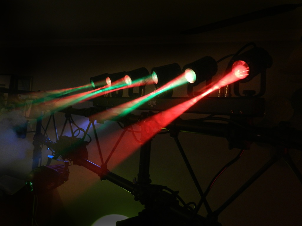 My View of the Dance Floor: DJ Light Set Up