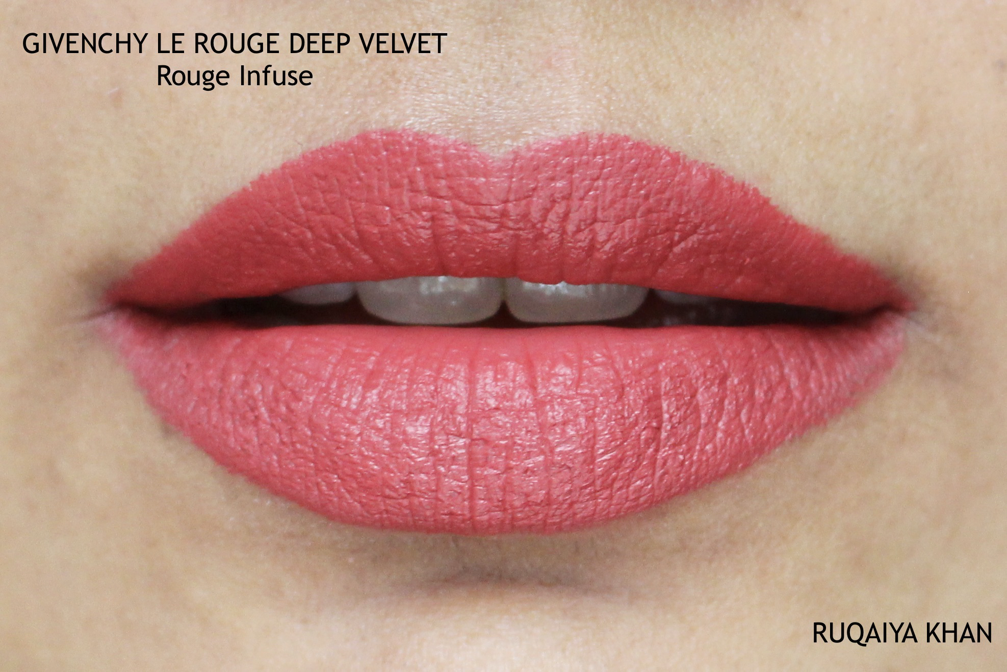 Ruqaiya Khan: GIVENCHY Le Rouge Deep Velvet Matte Lipstick Review and ...