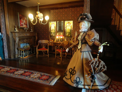 My Dream Dollhouse: "English Hunting Lodge" ~ Artist Bonnie Broel
