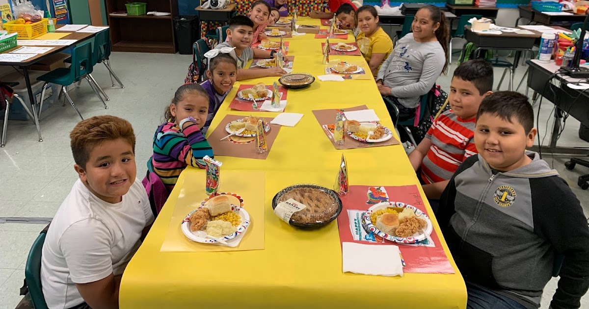 Eagle Pass ISD - iVision: 3rd Grade Thanksgiving Classroom Feast