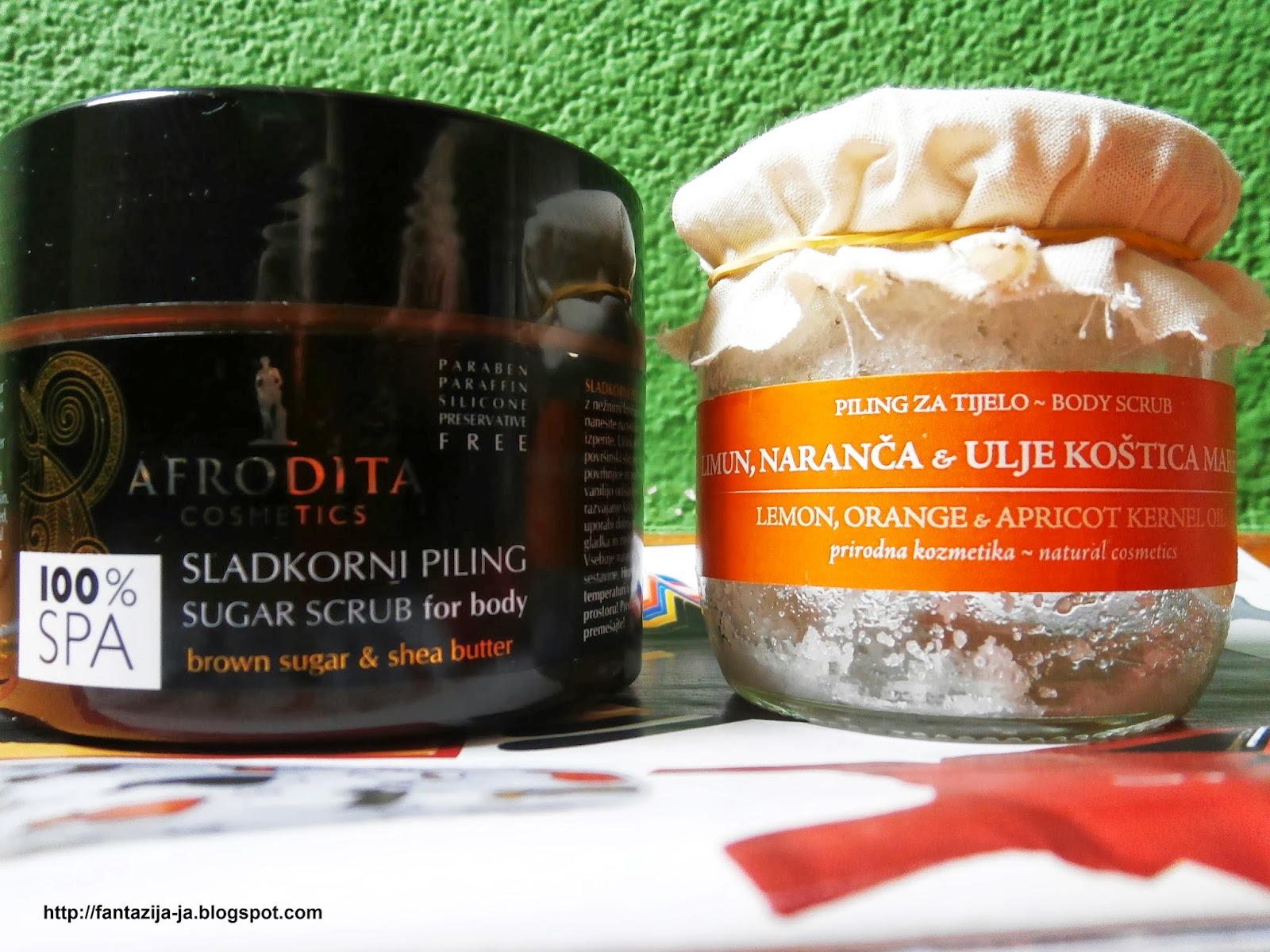 Fantazija: Usporedna recenzija Ulola i Afrodita pilinga za tijelo