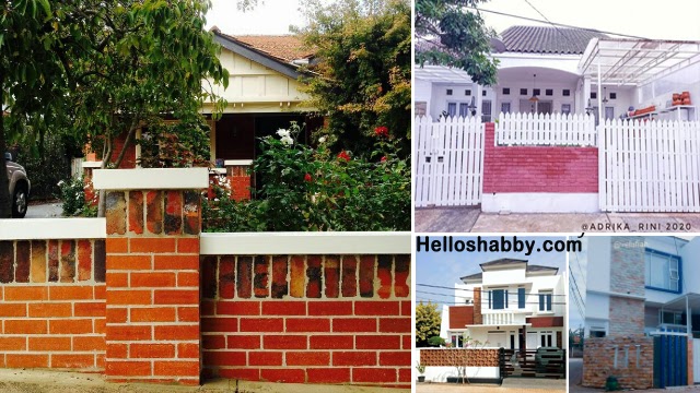 6 Ide Pagar Batu Bata Keren untuk Rumah Masa Kini ~ HelloShabby.com ...