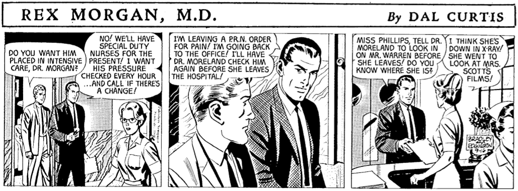 In Search of Rex Morgan, MD: 1966 Comic Strips: A Summary
