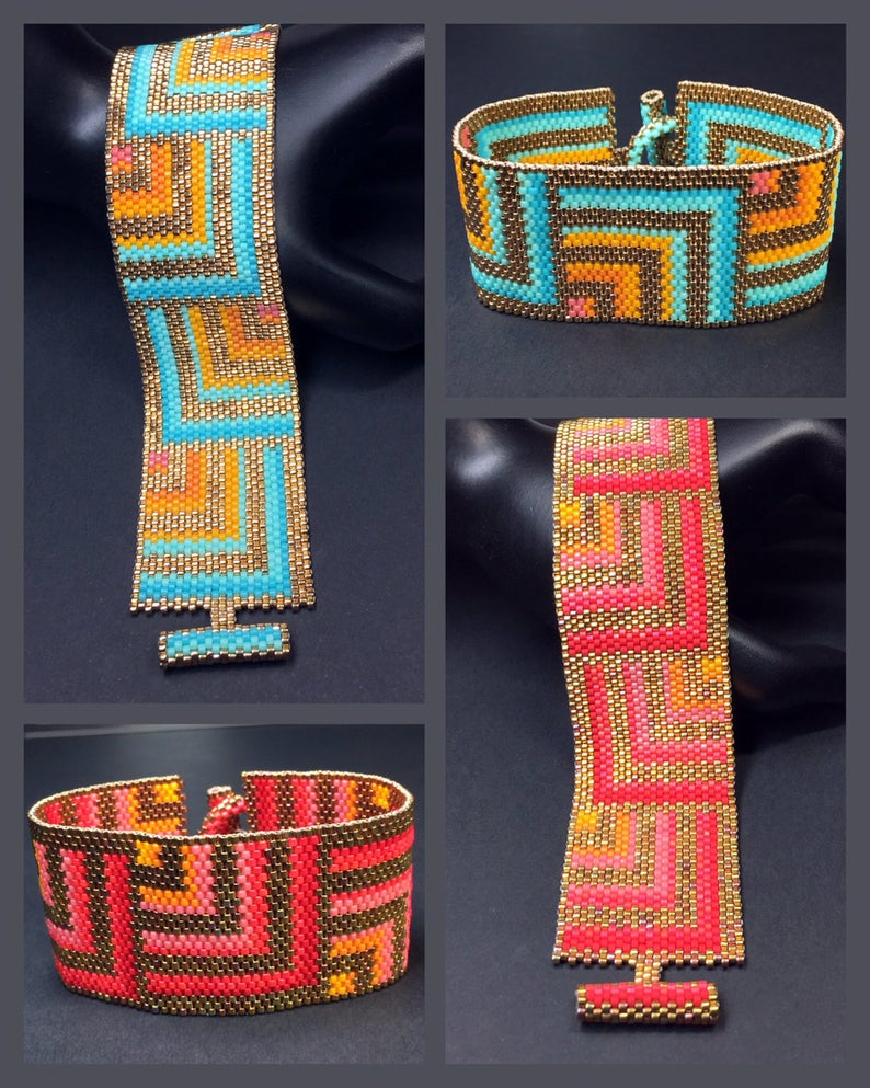 Gorgeous Off Loom Bracelet Tutorials by BeautifulBeaded713 / The ...