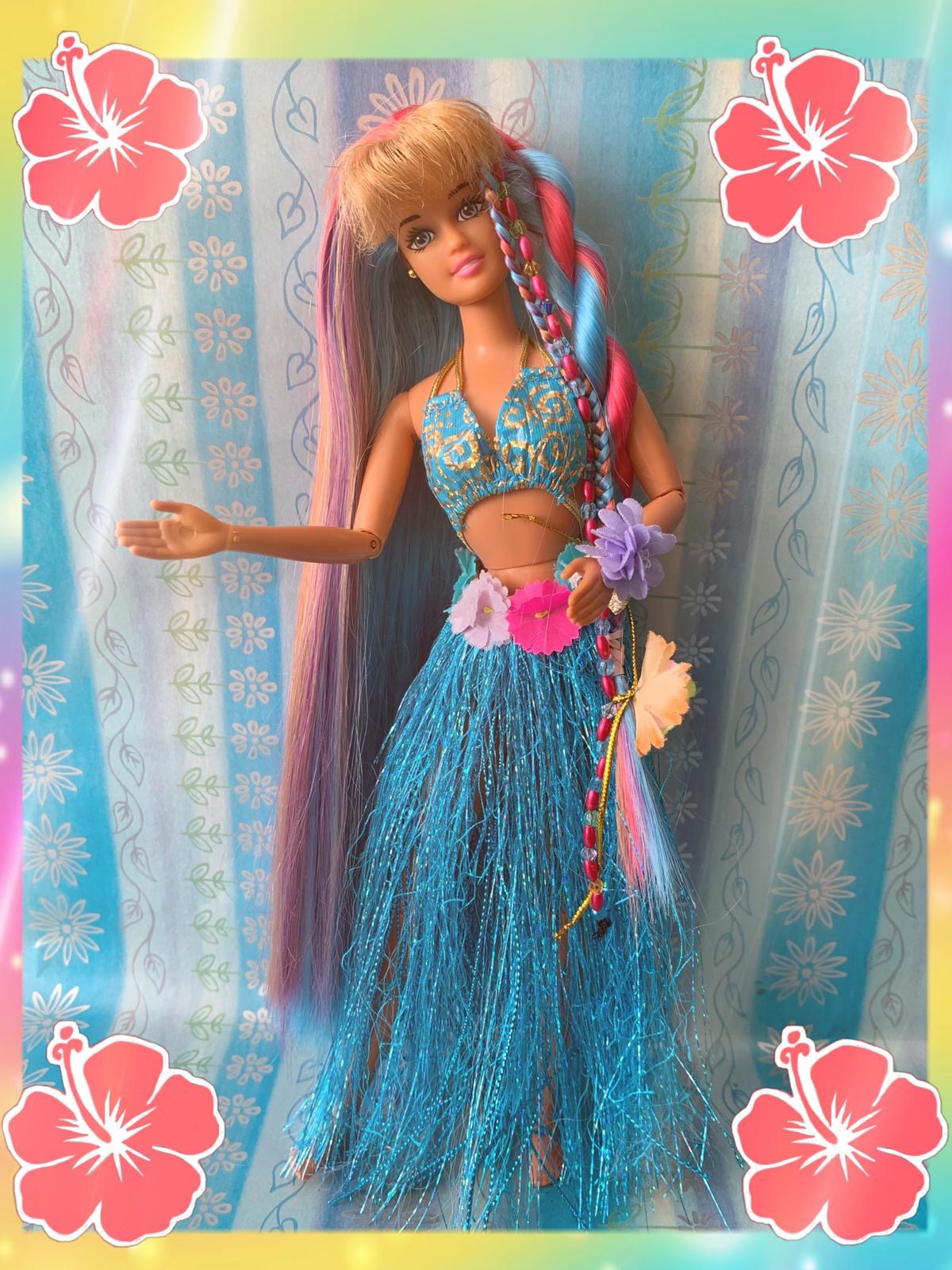FANS LIFE BARBIE: BARBIE HULA HAIR 1996