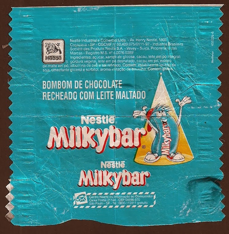 Nestlé Chocolate Wrappers!: Milkybar (mini)
