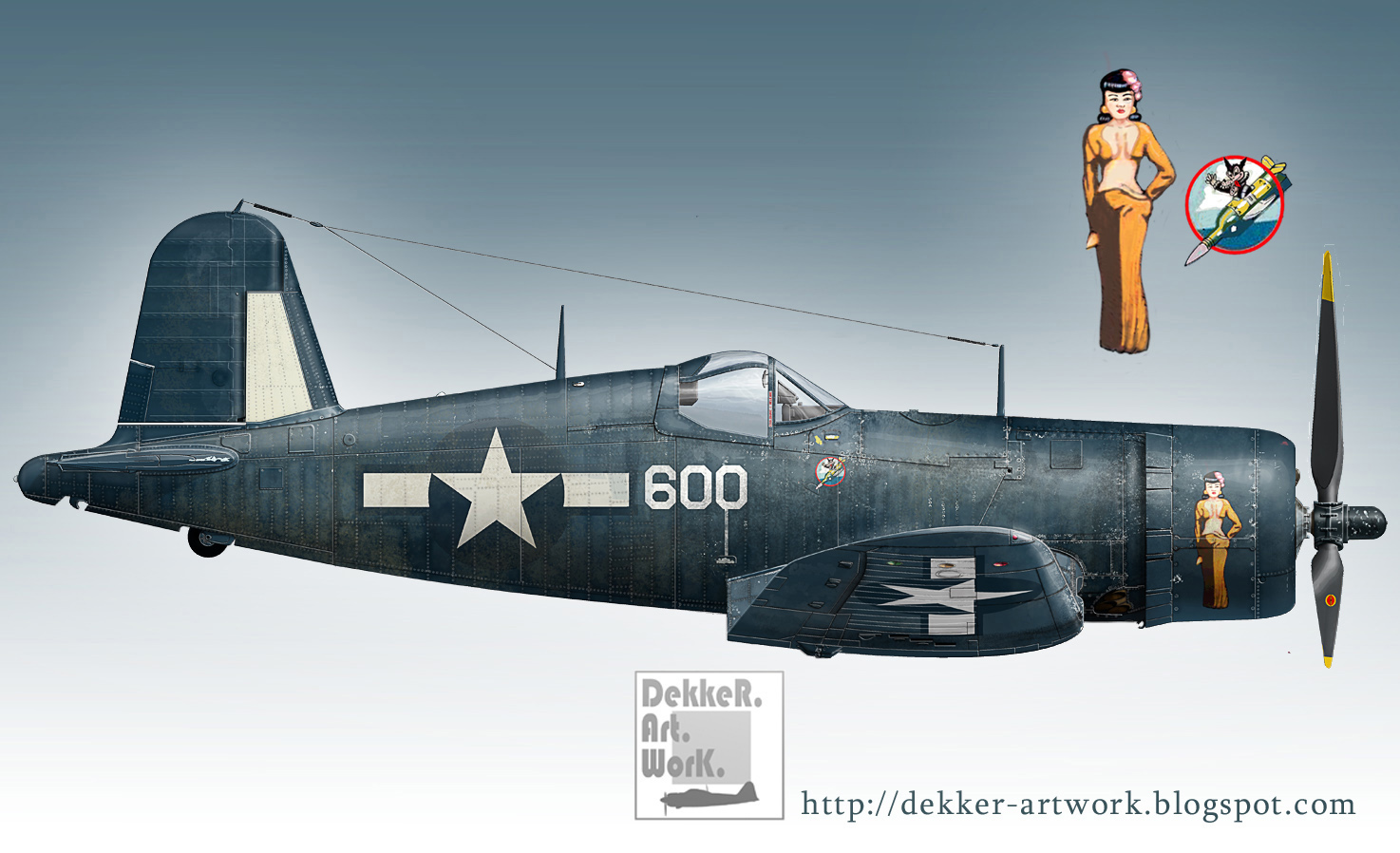 Oldsarges Aircraft Model blog: F4U drawings by DekkeR.