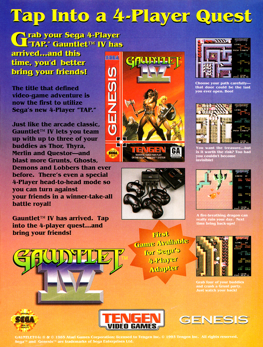 Vault 1541: Gaming Ads: Tengen