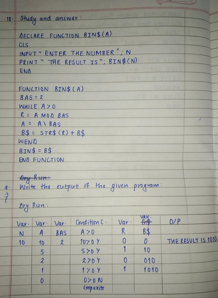Qbasic Programming Solutions and SLC / SEE Computer Science Questions ...