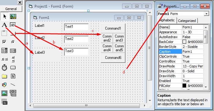Blog Gharies: Membuat Calculator Sederhana di Visual Basic 6