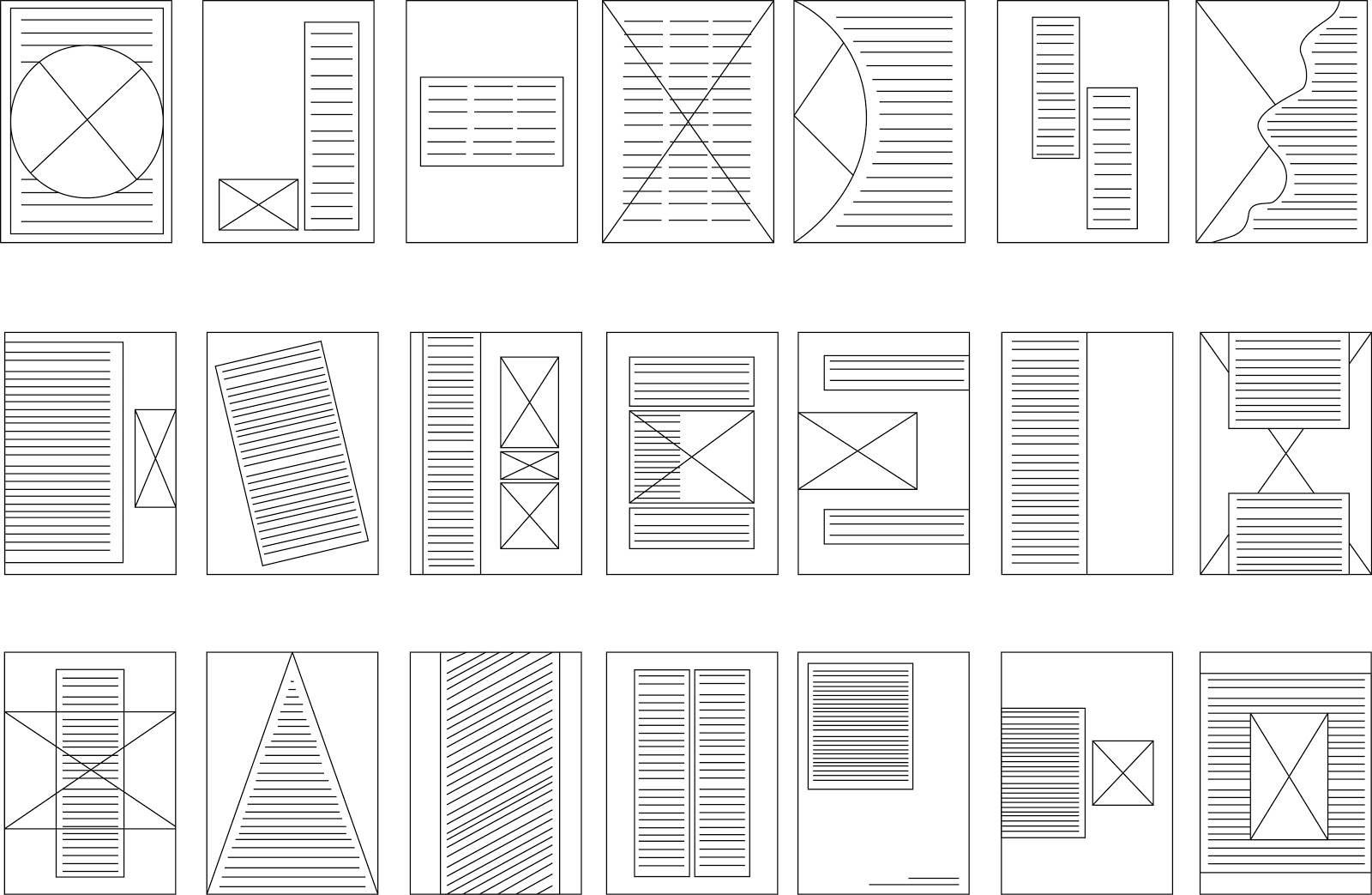 DesignPractice: OUGD404 - Design principles - page layout designs