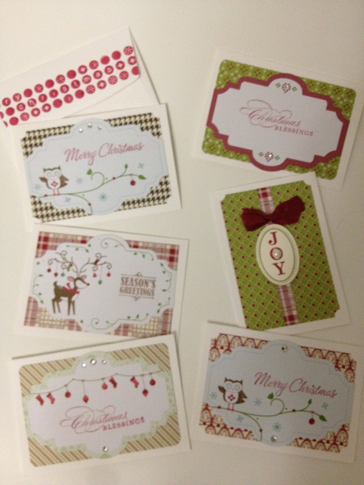Linda's Paper Garden: Quick Christmas Notecards!