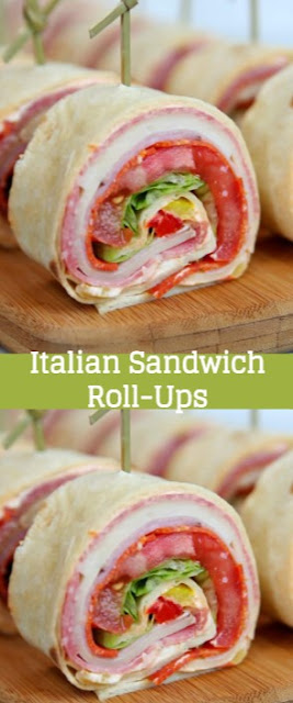 Italian Sandwich Roll-Ups | Recipes Cravings