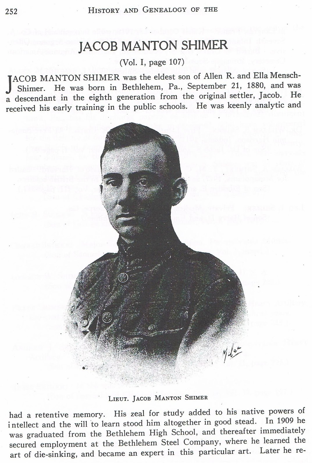 Shimer Blog: Jacob Manton Shimer