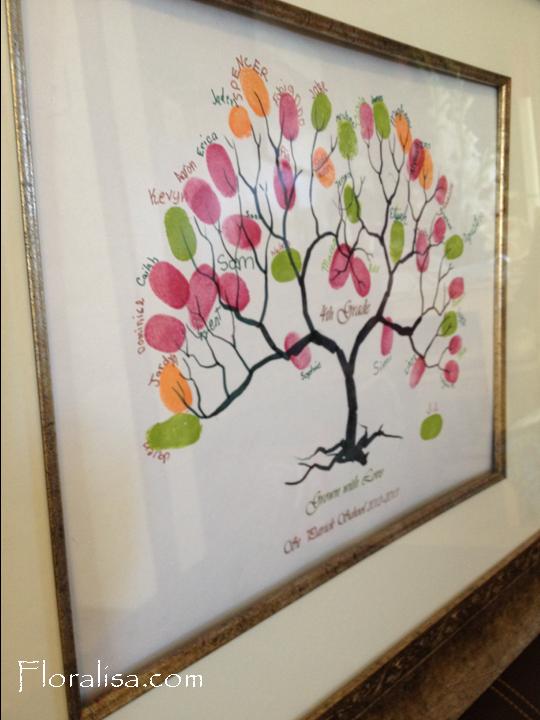 Floralisa Weddings and Events: DIY: Fingerprint Tree