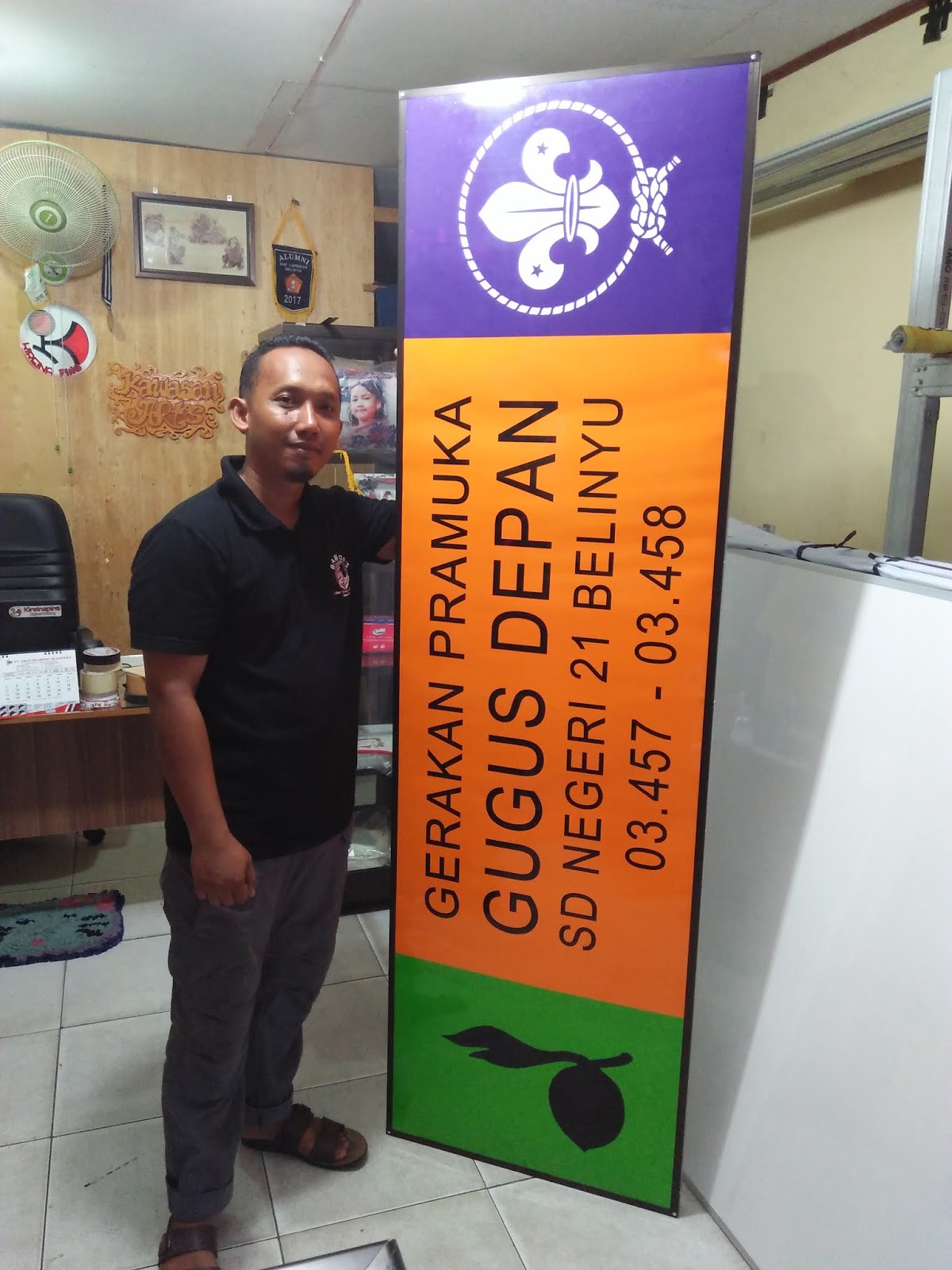 PLANG NAMA GUGUS DEPAN PRAMUKA - KIREINA MEDIA