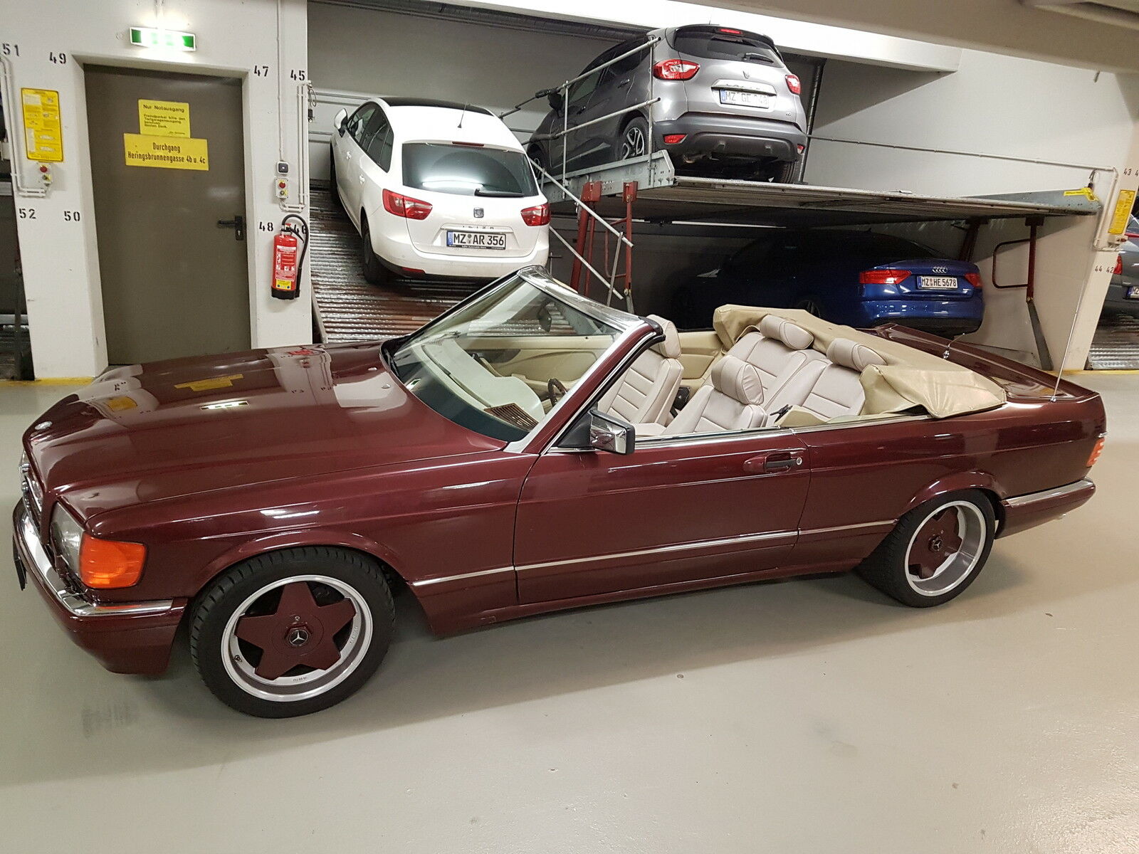 Mercedes-Benz C 126 500 SEC Cabrio Styling Garage Marbella