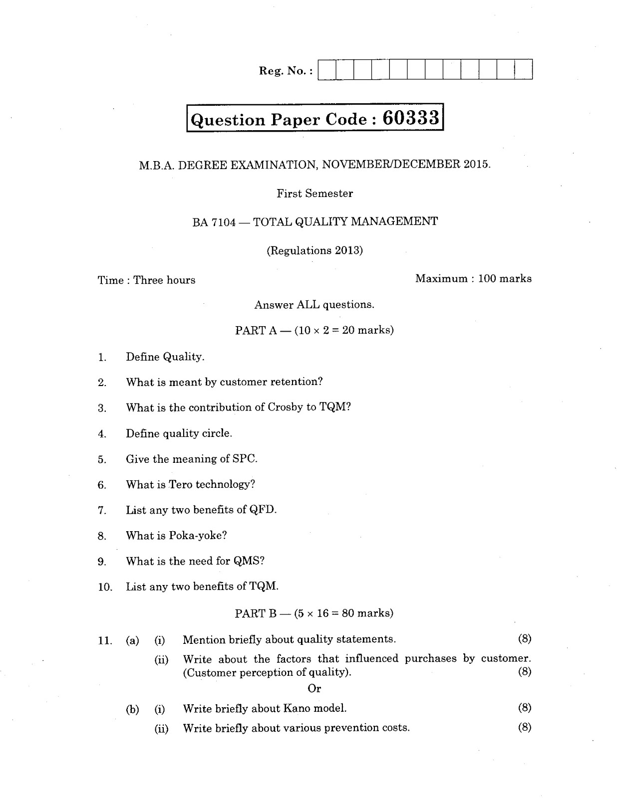 Learning Management: Anna University Total Quality Management ...