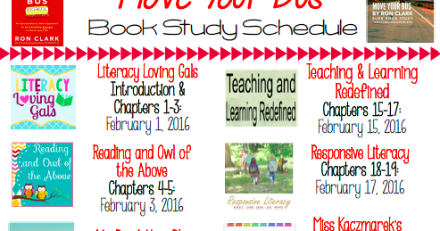 Literacy Loving Gals: Upcoming MOVE YOUR BUS Book Study!