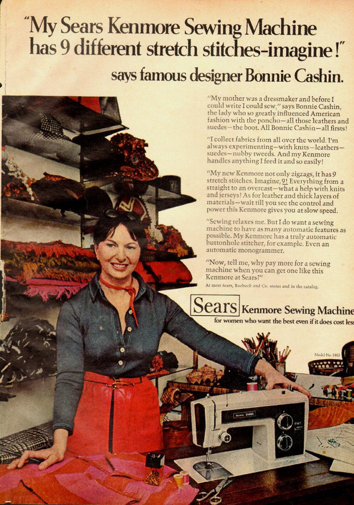 Kenmore Sewing Machine Advertisements and Catalog Ads