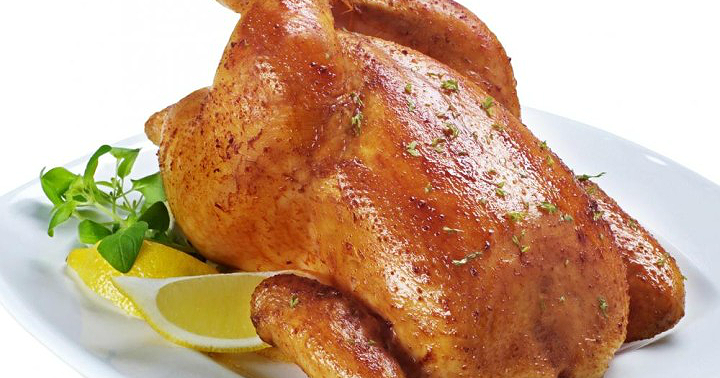 Poulet rôti au four