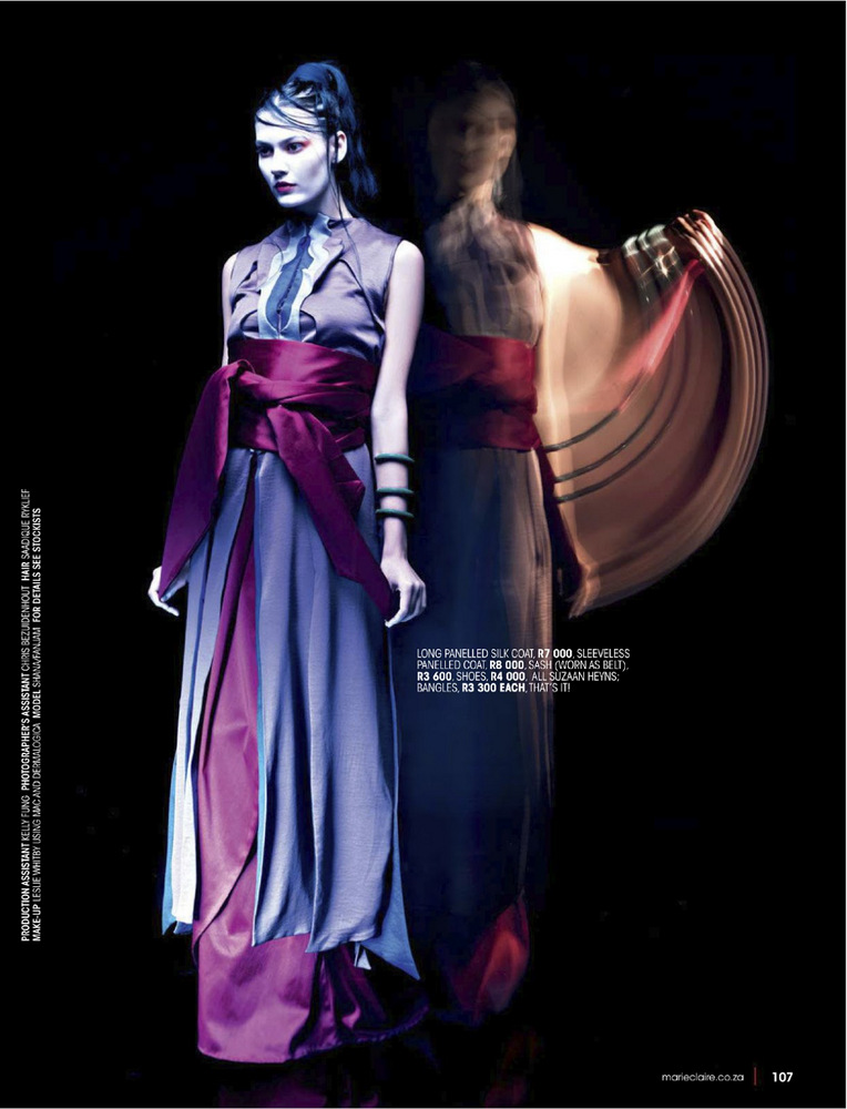 Shana M by Steve Tanchel Magazine Photoshoot For Marie Claire South ...