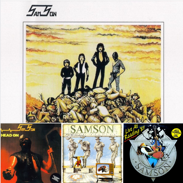 Álbuns da SAMSON serão lançados pela primeira vez no Brasil