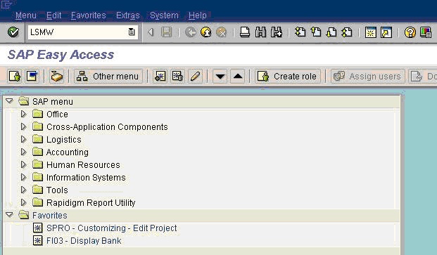 SAP ABAP: Legacy System Migration Workbench(LSMW)