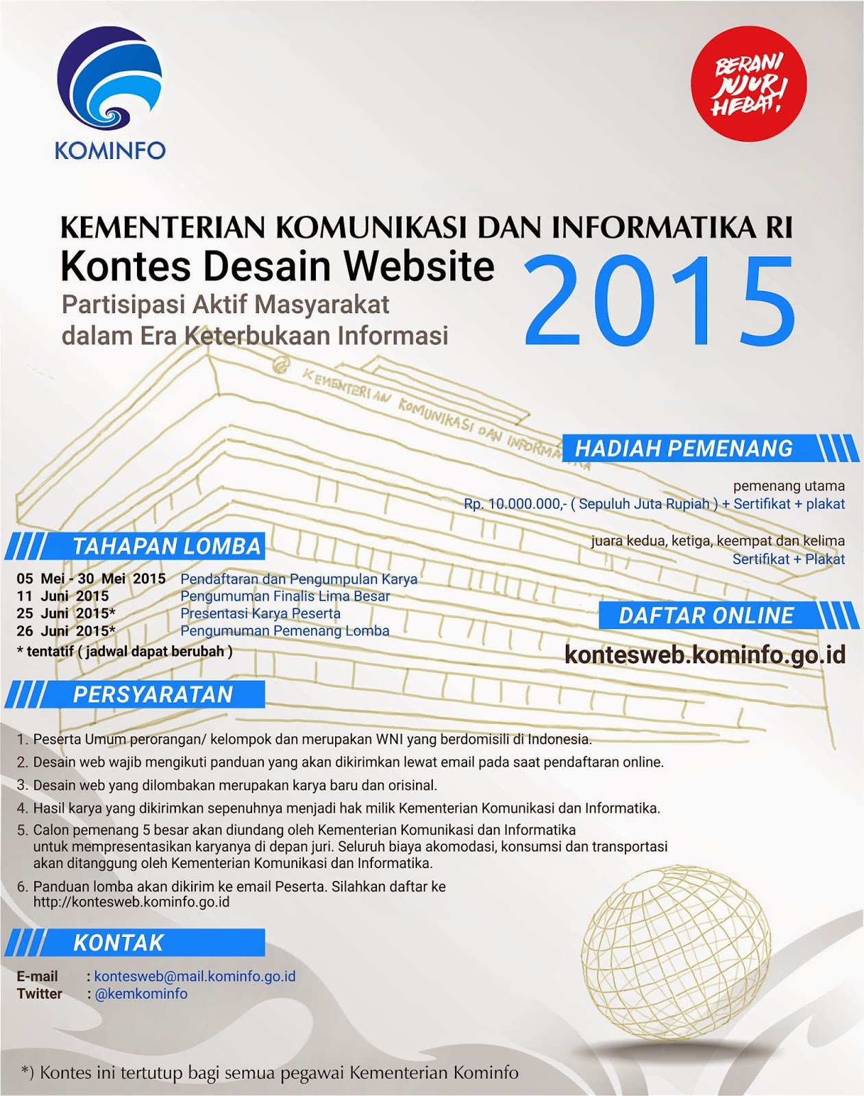 Ayo Para Web Designer Ikutan Kontes Desain Web Kominfo 2015 - TopanAlfa ...