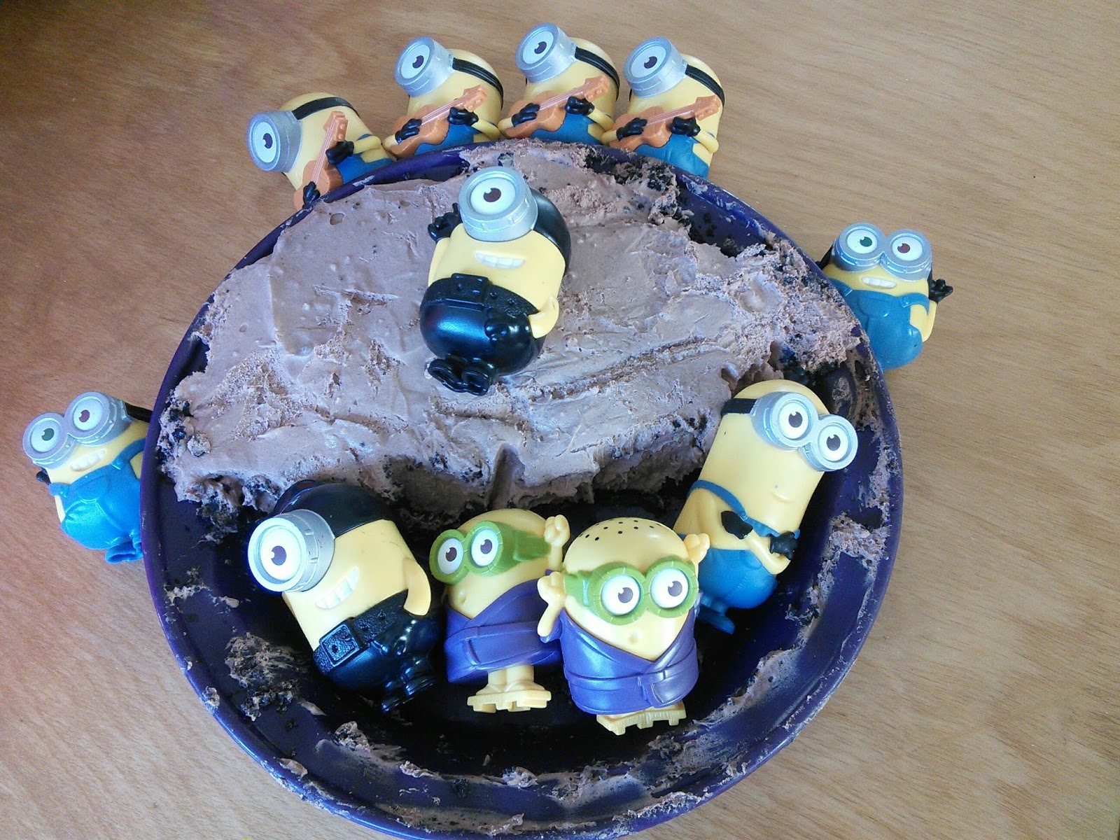 Minion Mint Pie #RedboxBakeOffContest