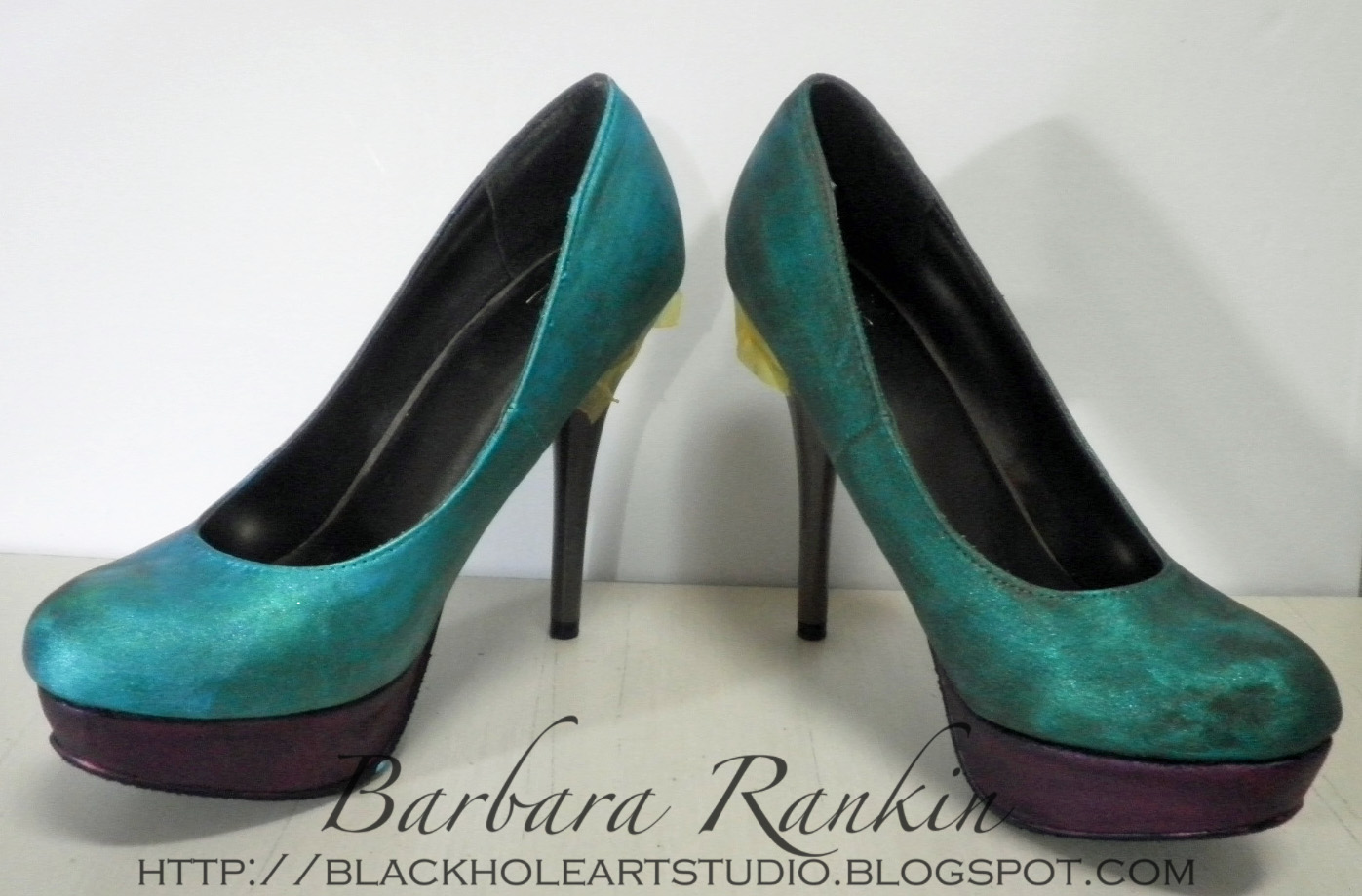 Black Hole Art Studio: Altered Shoe Blog Hop with ColourArte