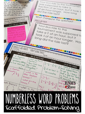 Numberless Word Problems | RUNDE'S ROOM