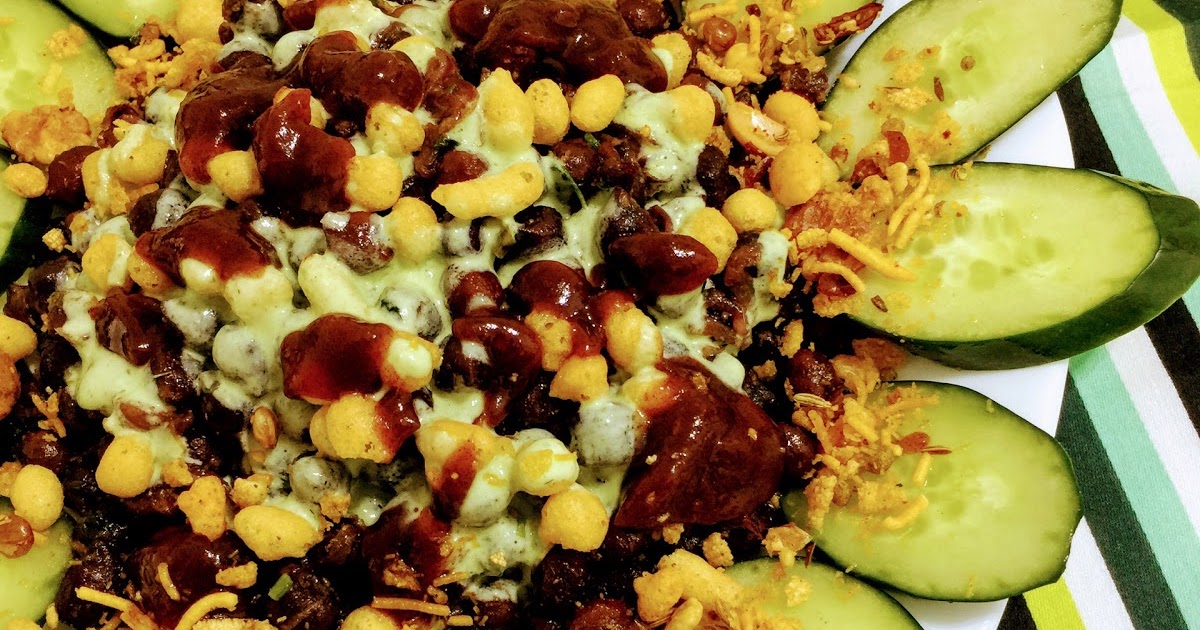 CURRY AND SPICE: CUCUMBER N BLACK GRAM CHAAT