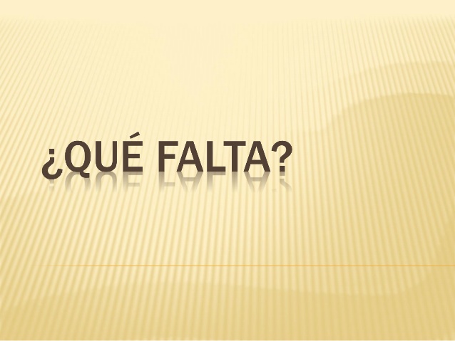 PEDRINES DE CUARTO: ¿QUÉ FALTA?
