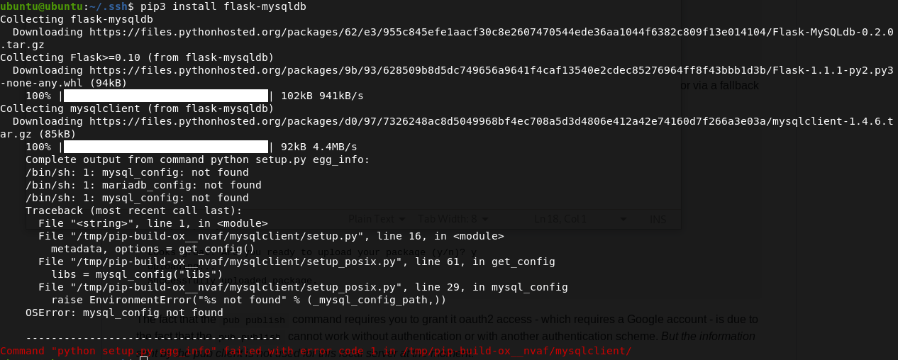 Hướng dẫn sửa lổi không thể cài đặt MySQL-Python cho Python3