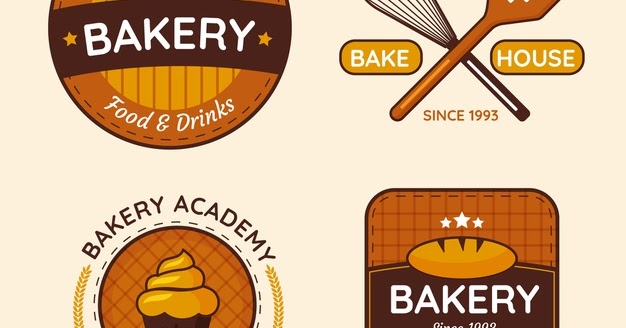 Logo toko roti simpel menarik - Jualdesainku