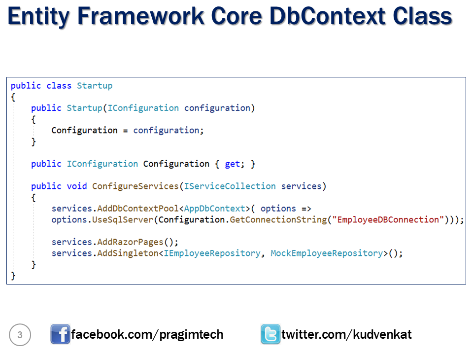 Sql Server Net And C Video Tutorial Using Sql Server In Razor Pages