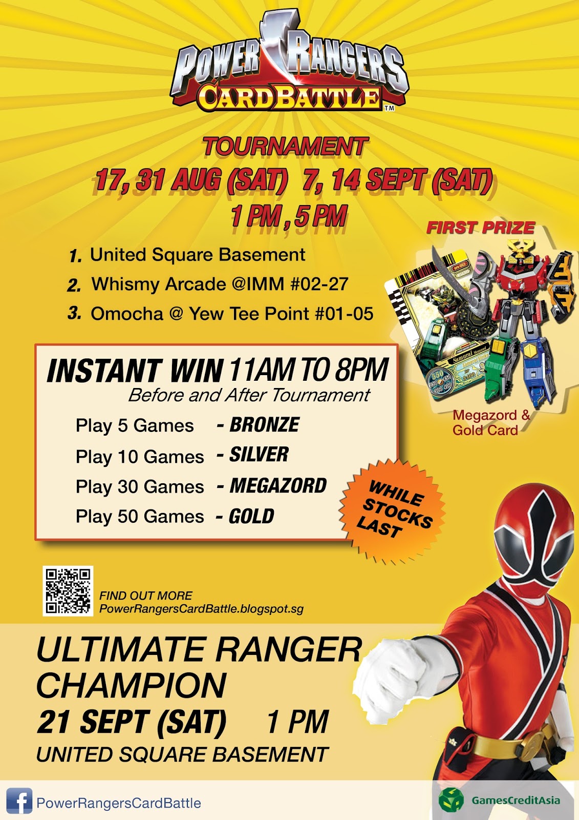 Power Rangers Card Battle: Power Rangers Card Battle Tournament